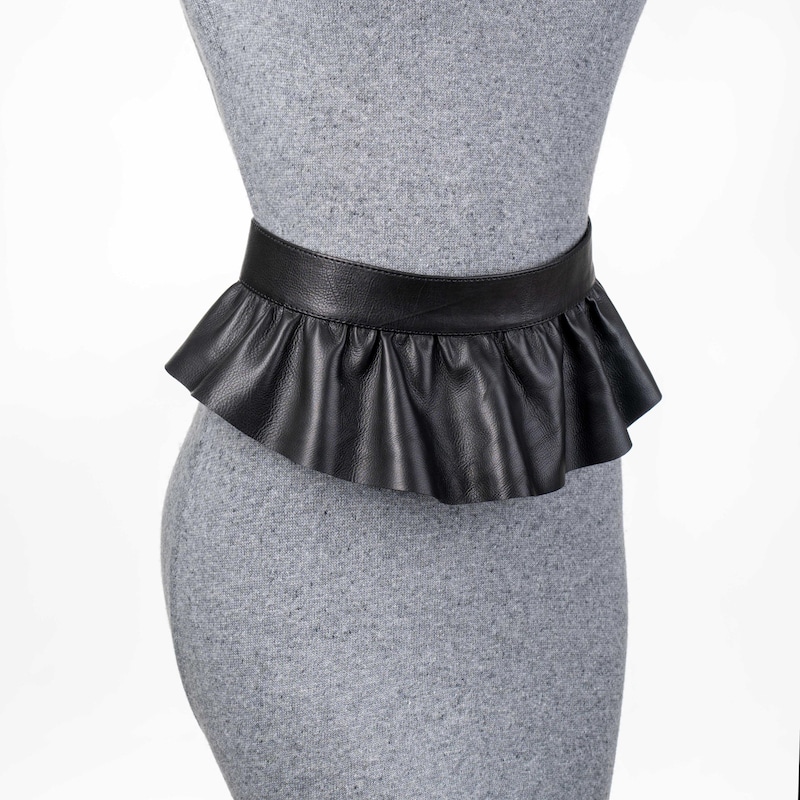 Leather Ruffle - Etsy