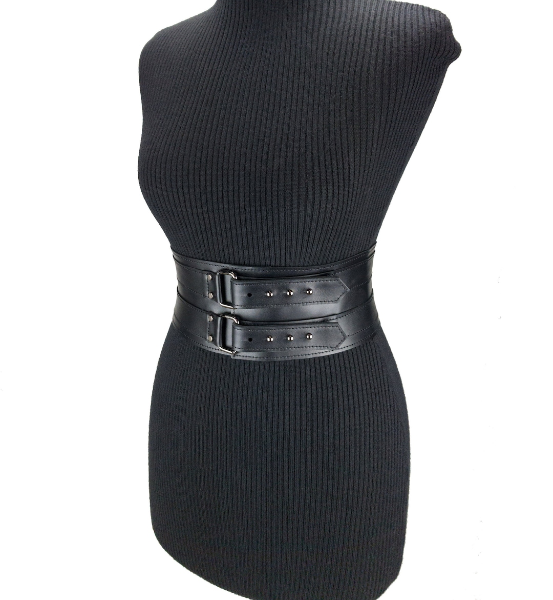 Wide 4 Inch Leather Waist Wrap Belt Waist Cincher Harness - Etsy