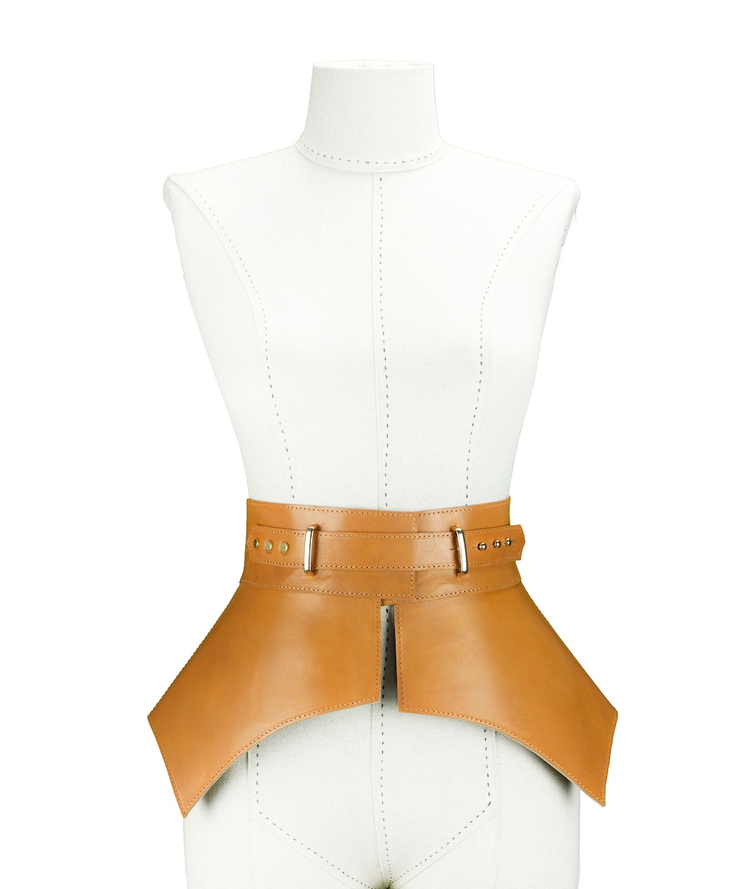 Women's Leather Obi Belt. Peplum Corset Belt. Flared Hips Belt ...
