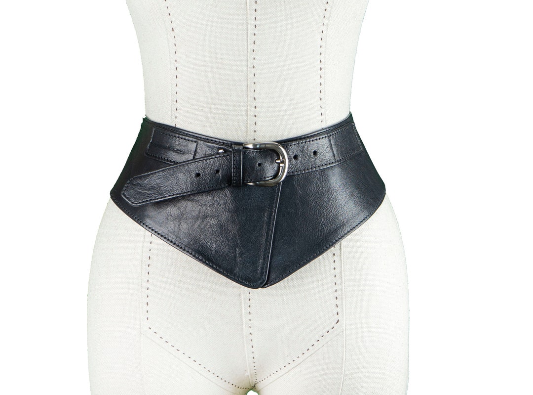 Leather Dress Belt, Wide Leather Belt, Waist Shaper Belt, Elegant Belt ...
