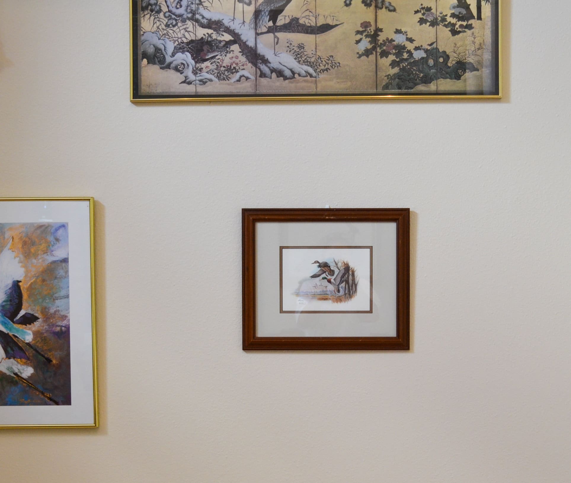 Signed 1988 Fine Art Lithograph of Ducks on Cotton Paper, From Original ...