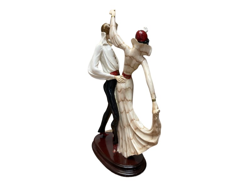 Signed and Numbered Art Deco Dancing Couple Figure by Italian Artist A ...