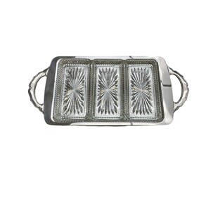 Vintage Early Dublin Lunt Silverplate Silver Plated Handled and Footed ...