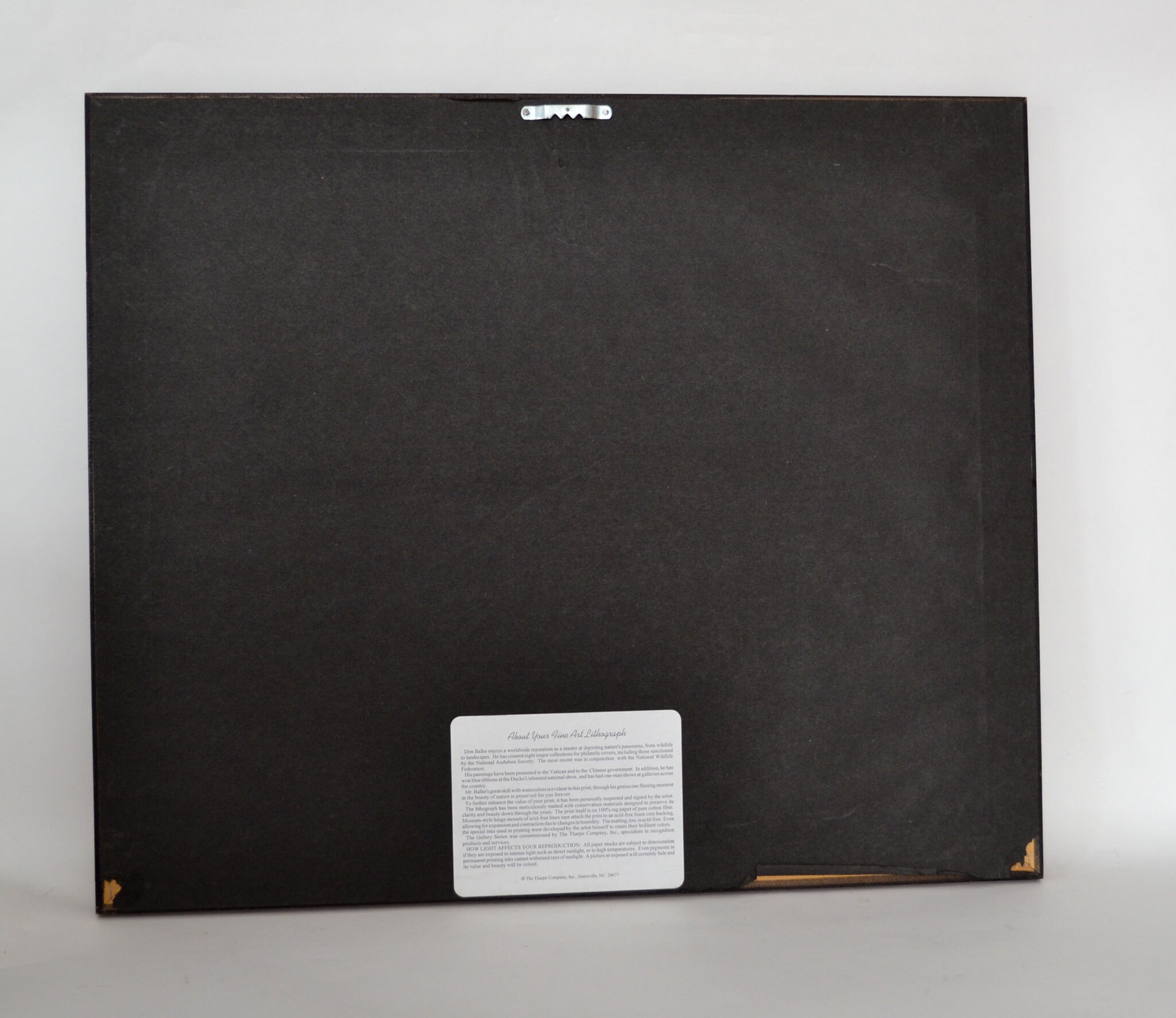 Signed 1988 Fine Art Lithograph of Ducks on Cotton Paper, From Original ...