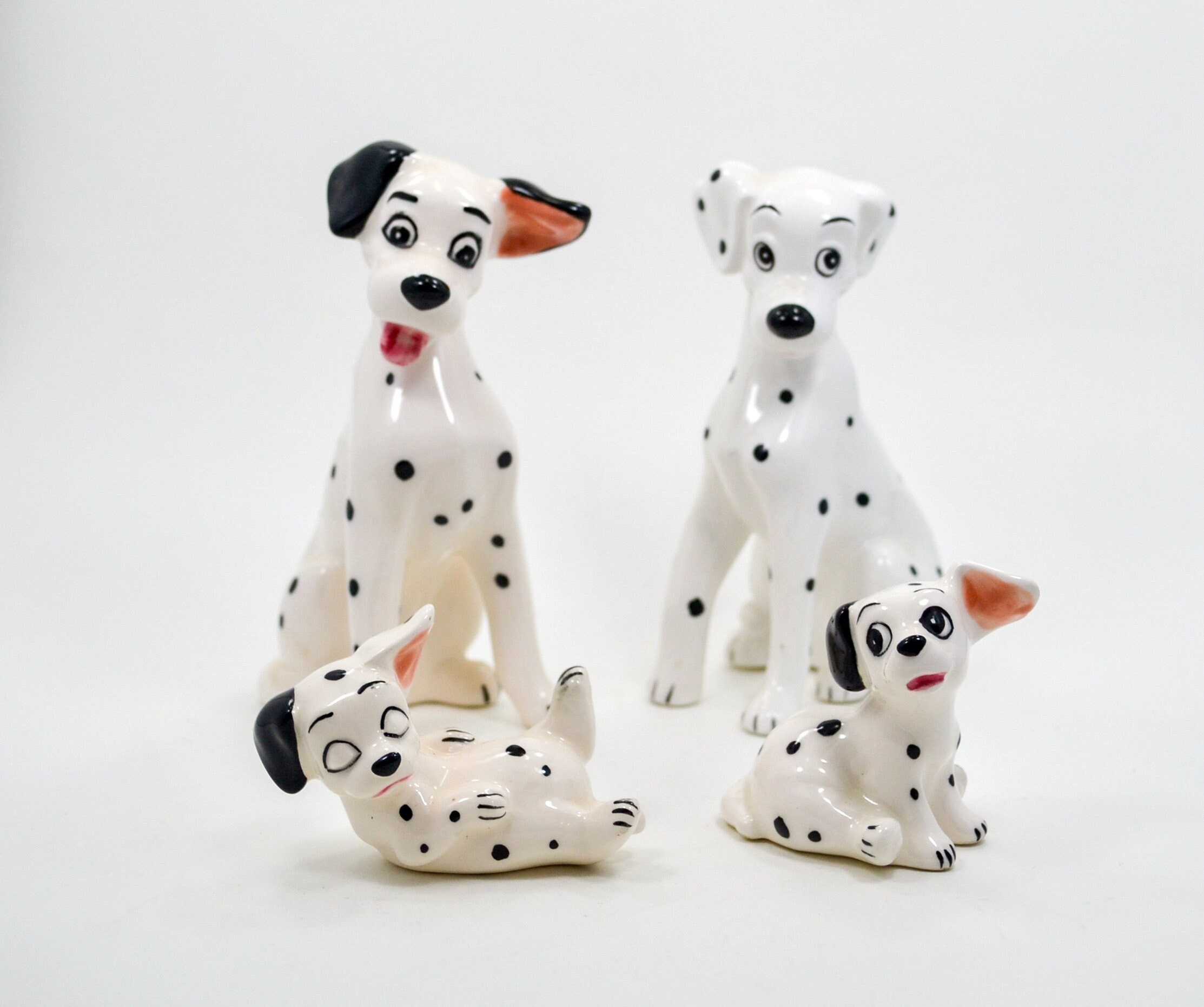 101 Dalmatian figurine Dalmatian figurine Dalmatian dog Disney ...