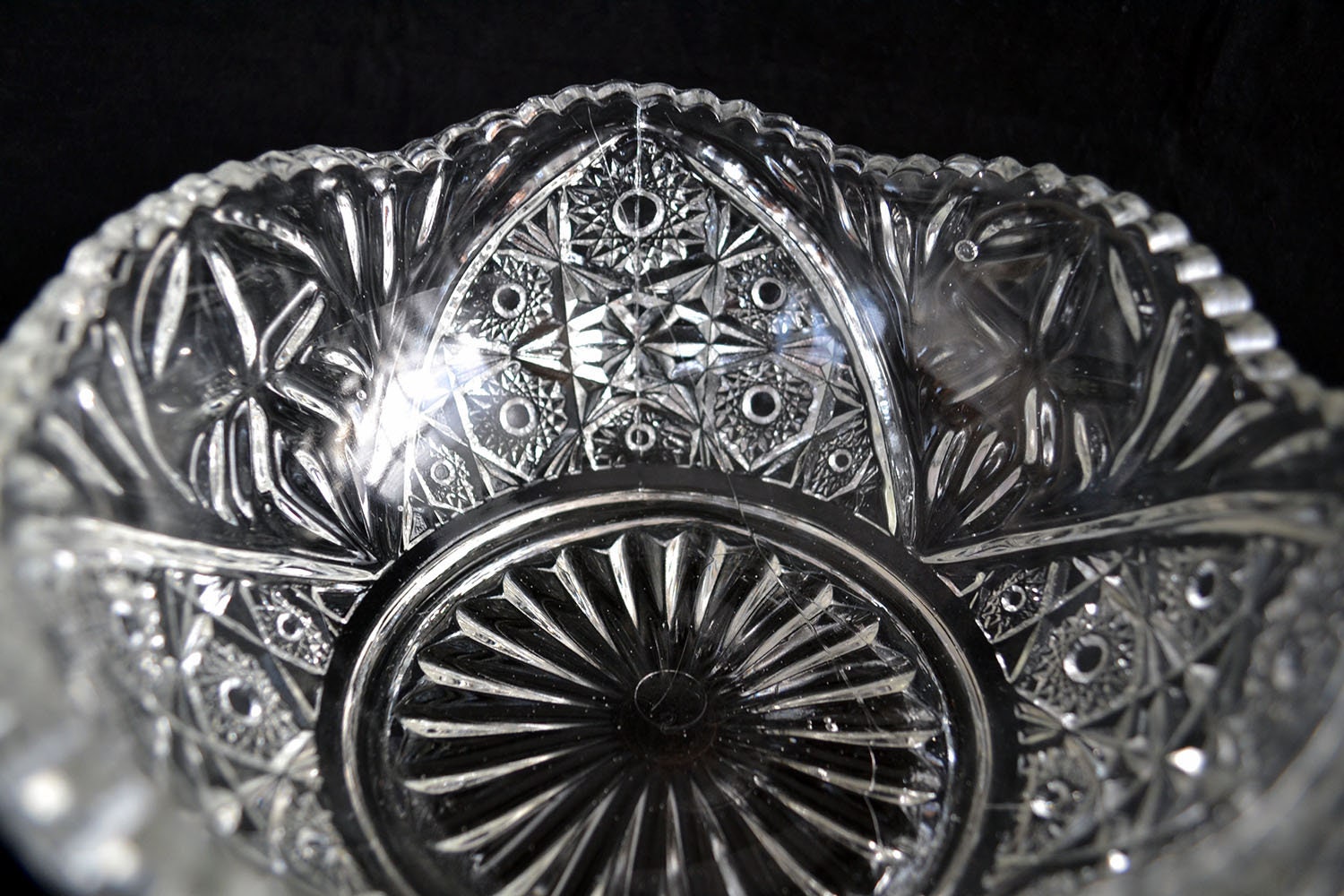 Vintage L.E. Smith Glass Company Bowl 2662B - Etsy