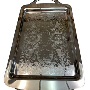 Vintage Early Dublin Lunt Silverplate Silver Plated Handled and Footed ...