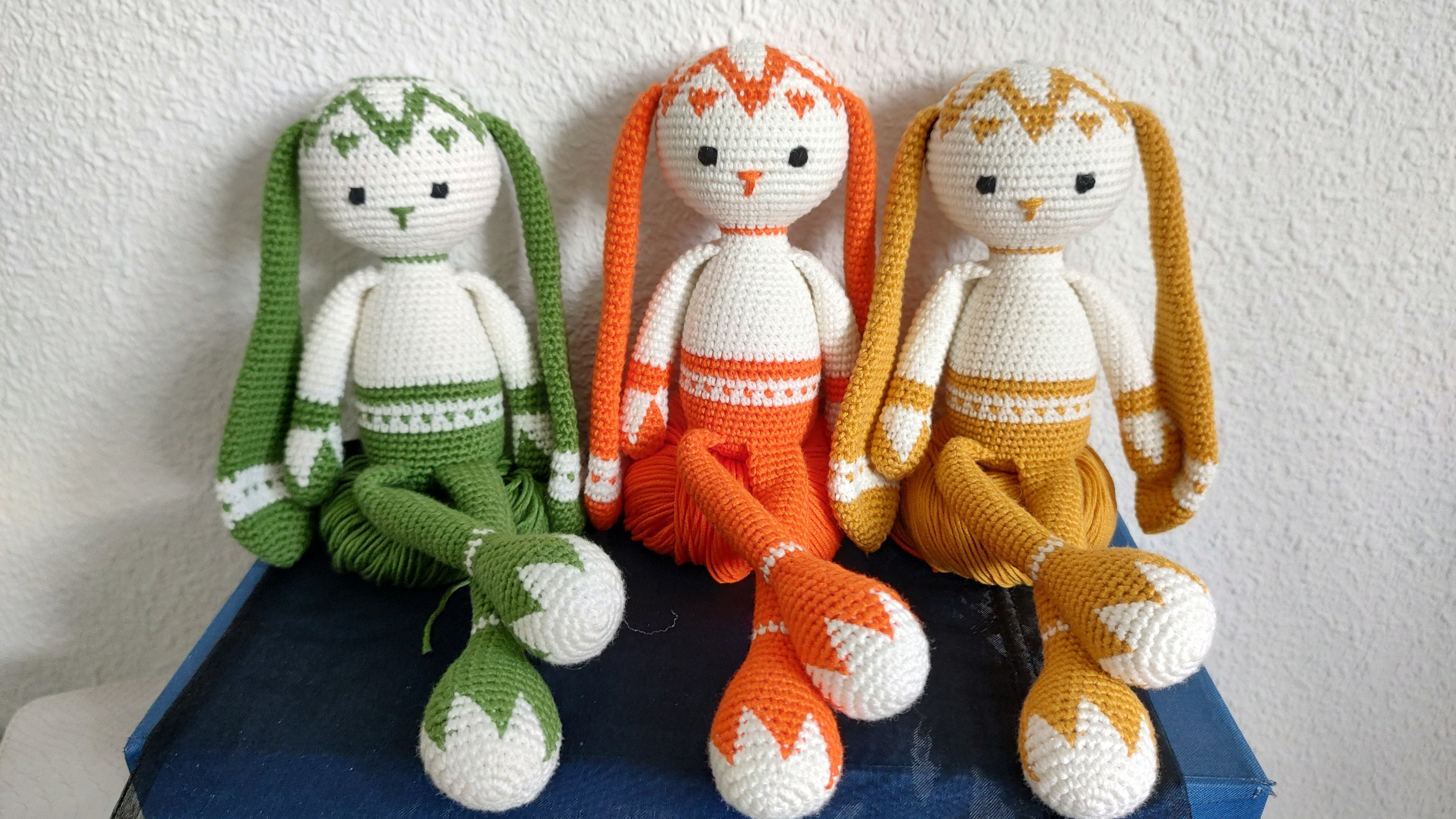 NO SEW Crochet Amigurumi Pattern for Ornamented Bunny Jupiter - Etsy