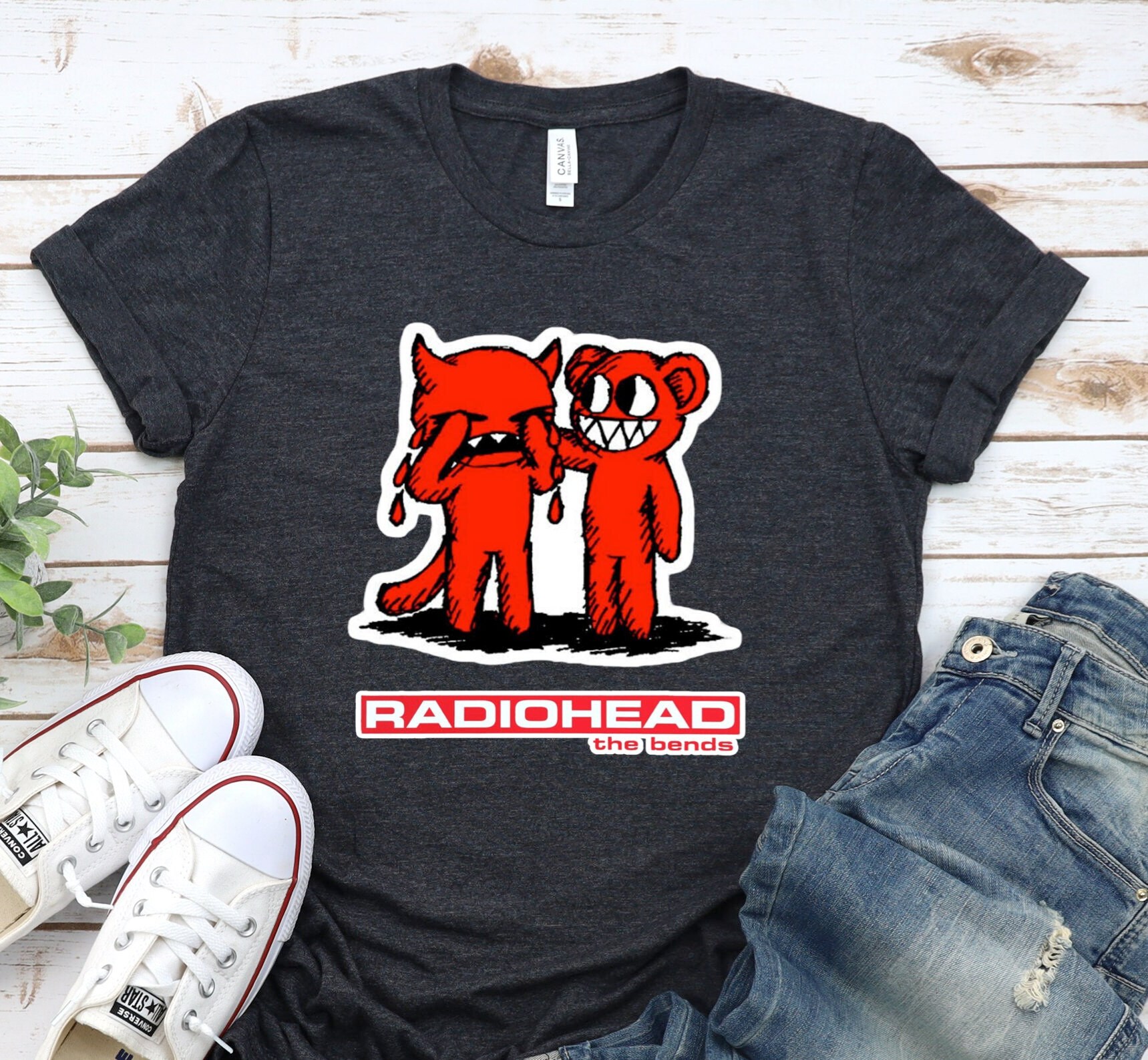 Vintage Radiohead T Shirt - Etsy Vintage Radiohead T Shirt - Etsy