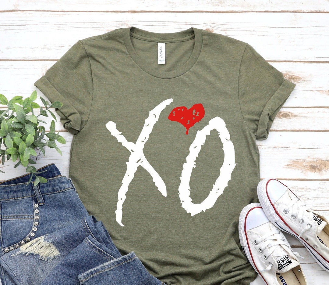 The Weeknd XO Design Shirt, XOXO T-shirt, Music Lover, Concert Tee ...