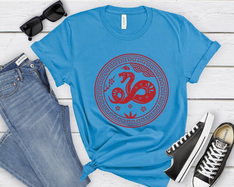 Snake Year Shirt, Year of the Snake T-shirt, Chinese Lunar SNAKE Year ...
