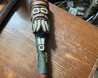 Carved Wood Rattle - Etsy