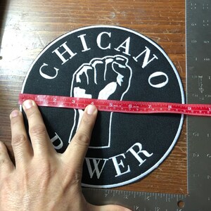 Chicano Power Patch, Power Fist Patches, 9 Raza, Brown Barretts, Iron ...