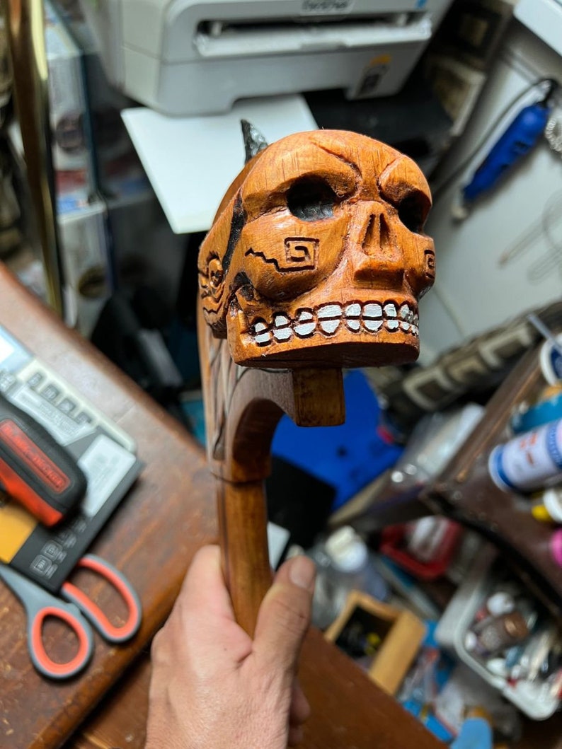 Aztec Axe Tlaximaltepoztli Tepoztli Ancient Azteca Mexica - Etsy