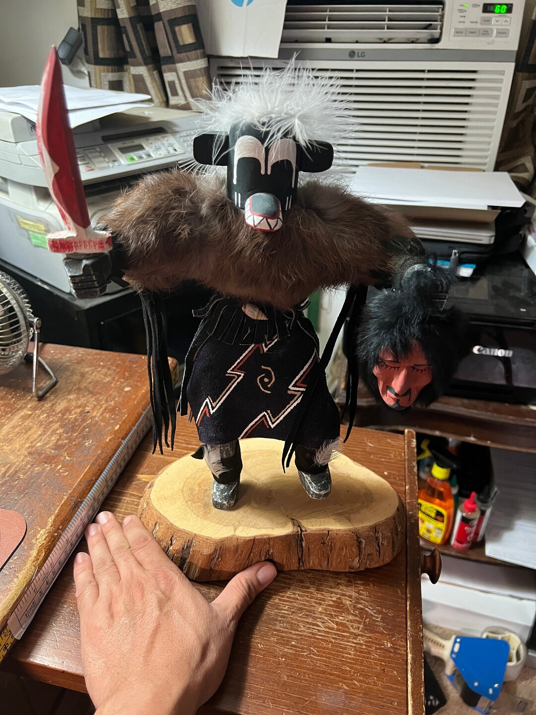 Vintage Priest Killer Yowe Hopi Ogre Katsina Katchina, Rare, Native ...