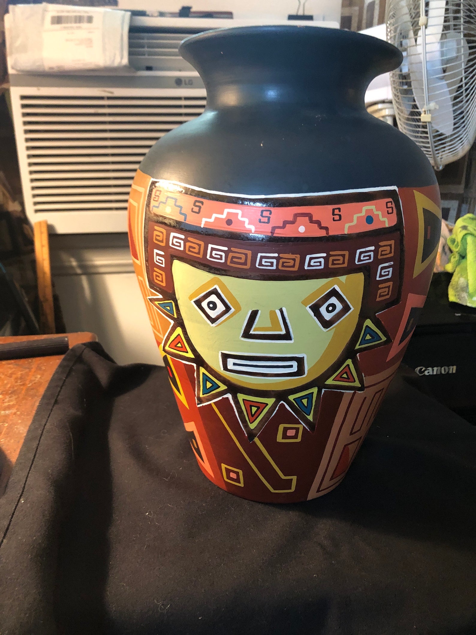 Peruvian Vase Hand Made and Hand Painted in Peru. Large and | Etsy