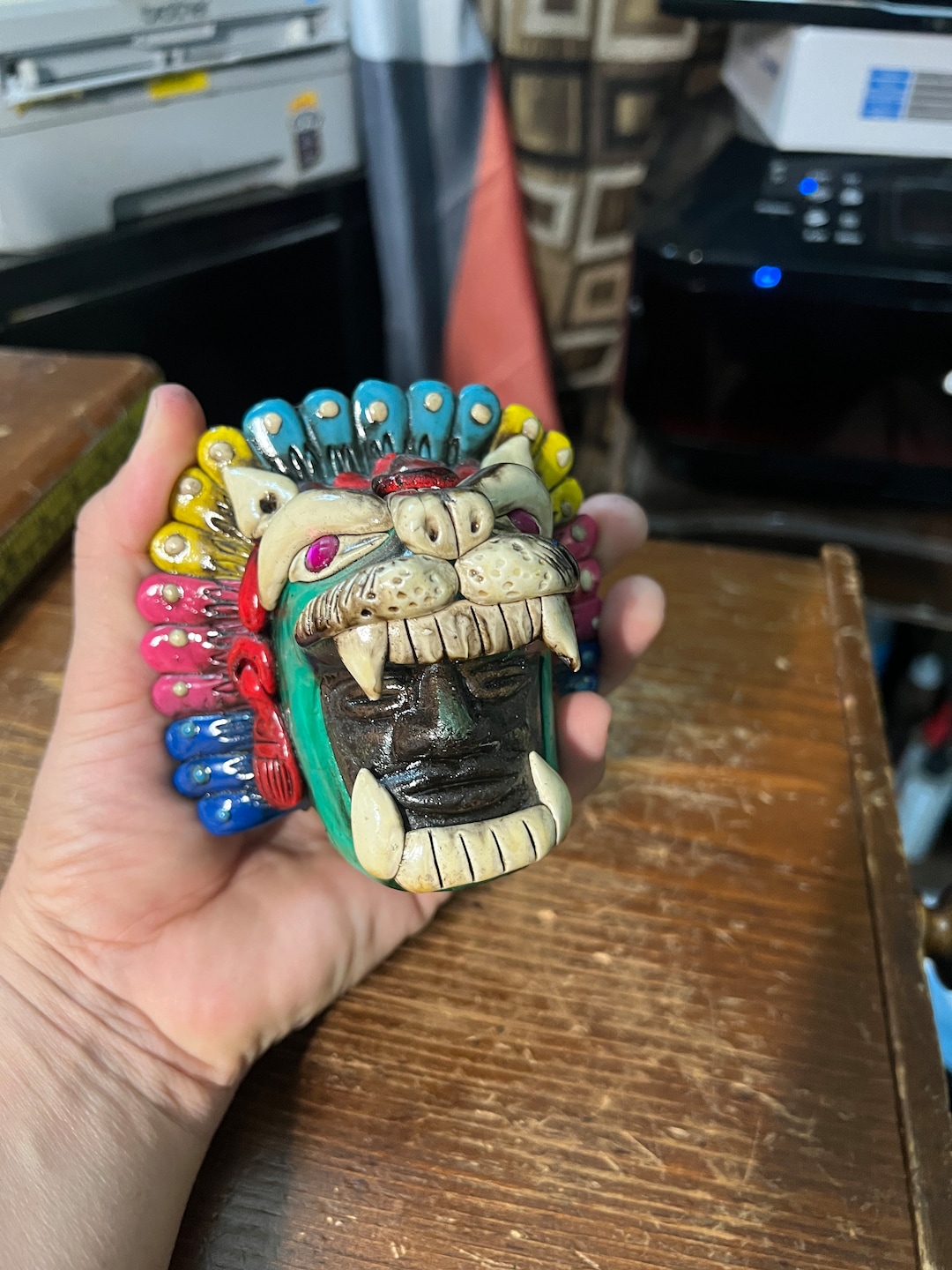 Jaguar Maya Death Whistle From Cancun Chichen Itza Casillo Kukulkan's ...