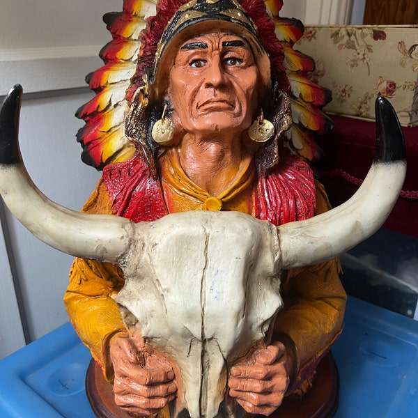 Native American Resin Figurines - Etsy