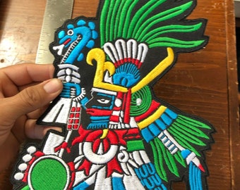Aztec God Iron Patch - Etsy