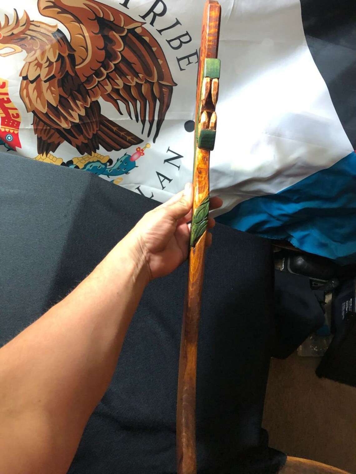 Aztec Axe Tlaximaltepoztli Tepoztli Quetzalcoatl All Wood | Etsy