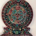 Moveable Aztec Calendar Carved Wood, Mexico, Cedar, Rare, Mexica ...