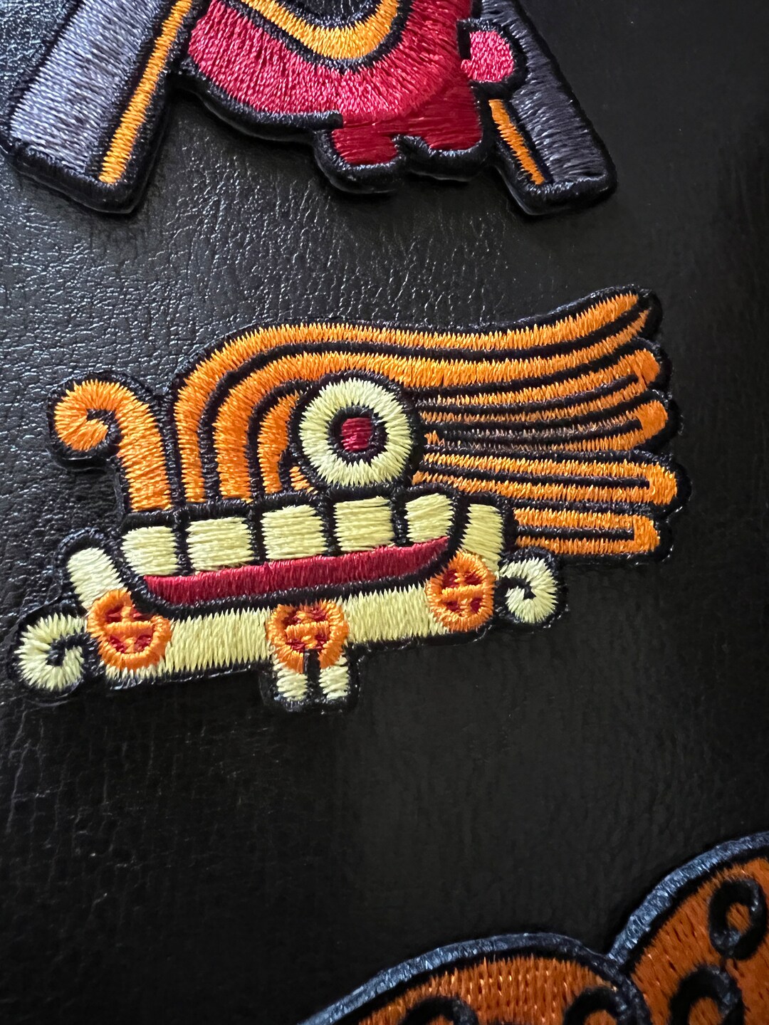 Malinalli Grass 12 of Aztec 20 Day Calendar Patch, 2.5 Iron-on Patches ...