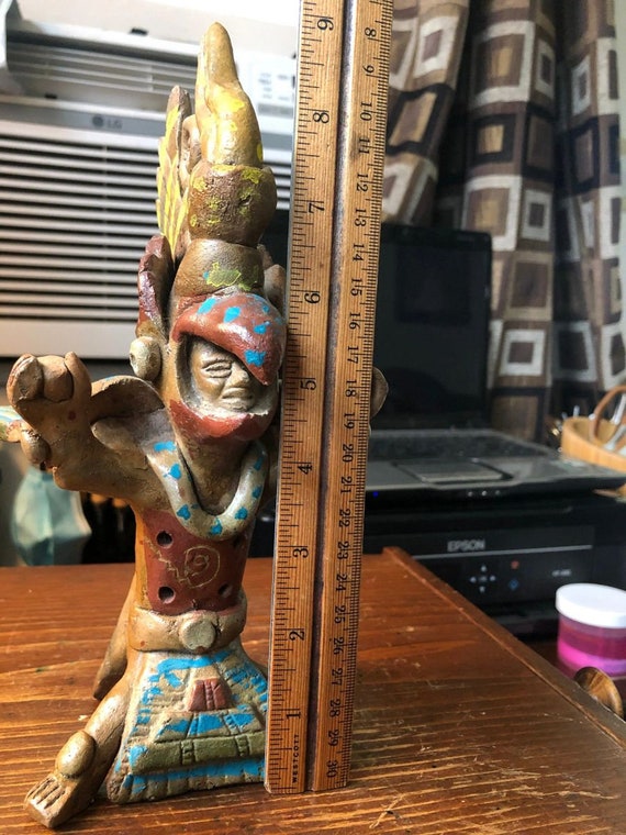 Aztec Eagle Warrior Statue