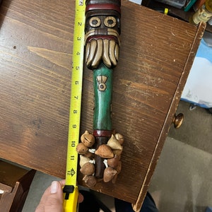 Tlaloc Aztec Dance Rattle, 12, Ayoyotes, Sonajera, Shaker, Pagan God ...