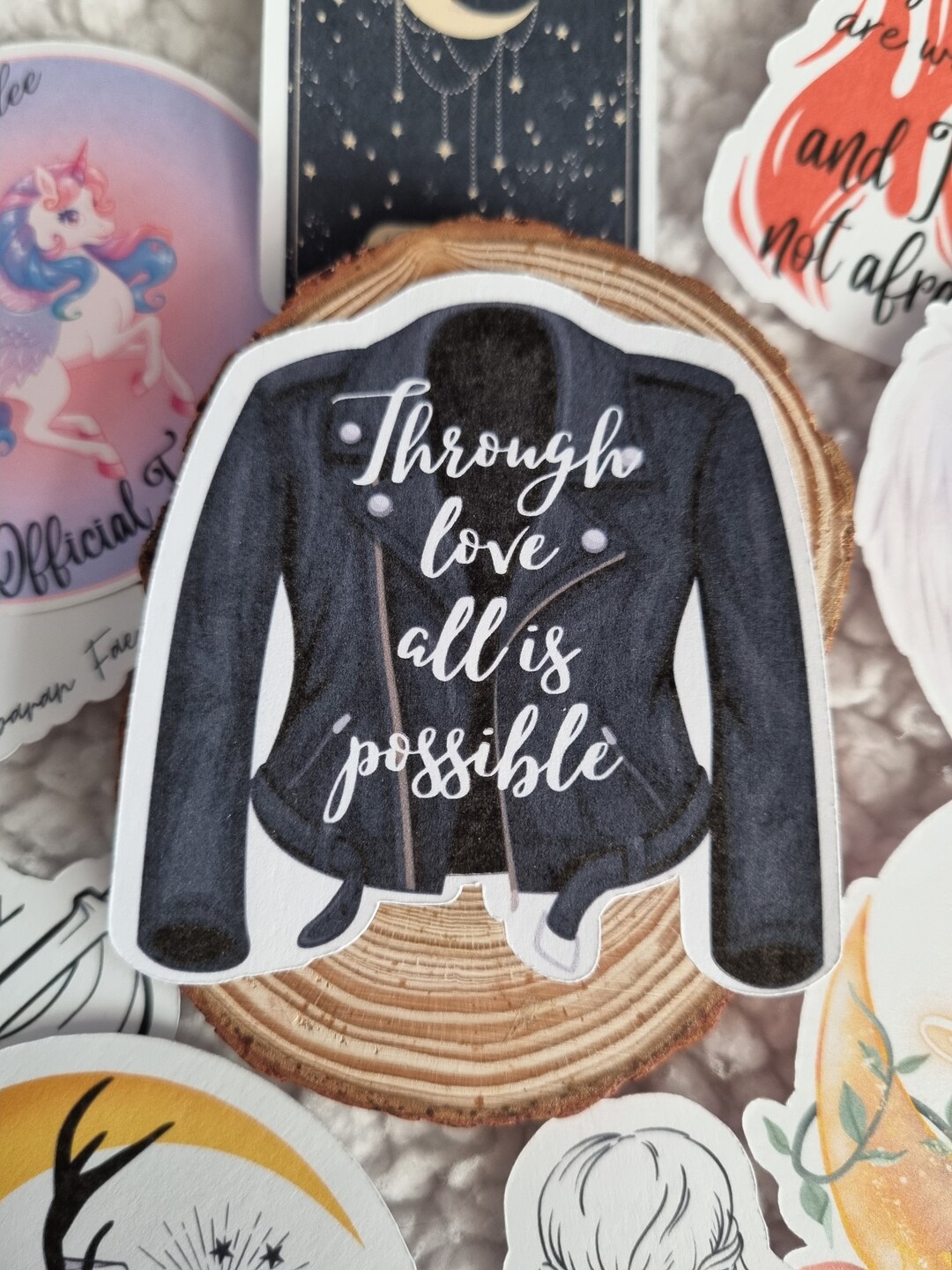 SJM officially Licensed Through Love All is Possible Sticker - Etsy