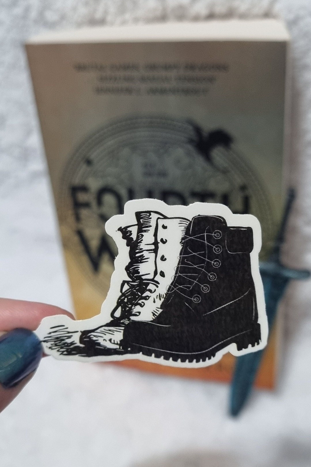 LICENSED Fourth Wing Sticker Violet's Boots Sticker - Etsy