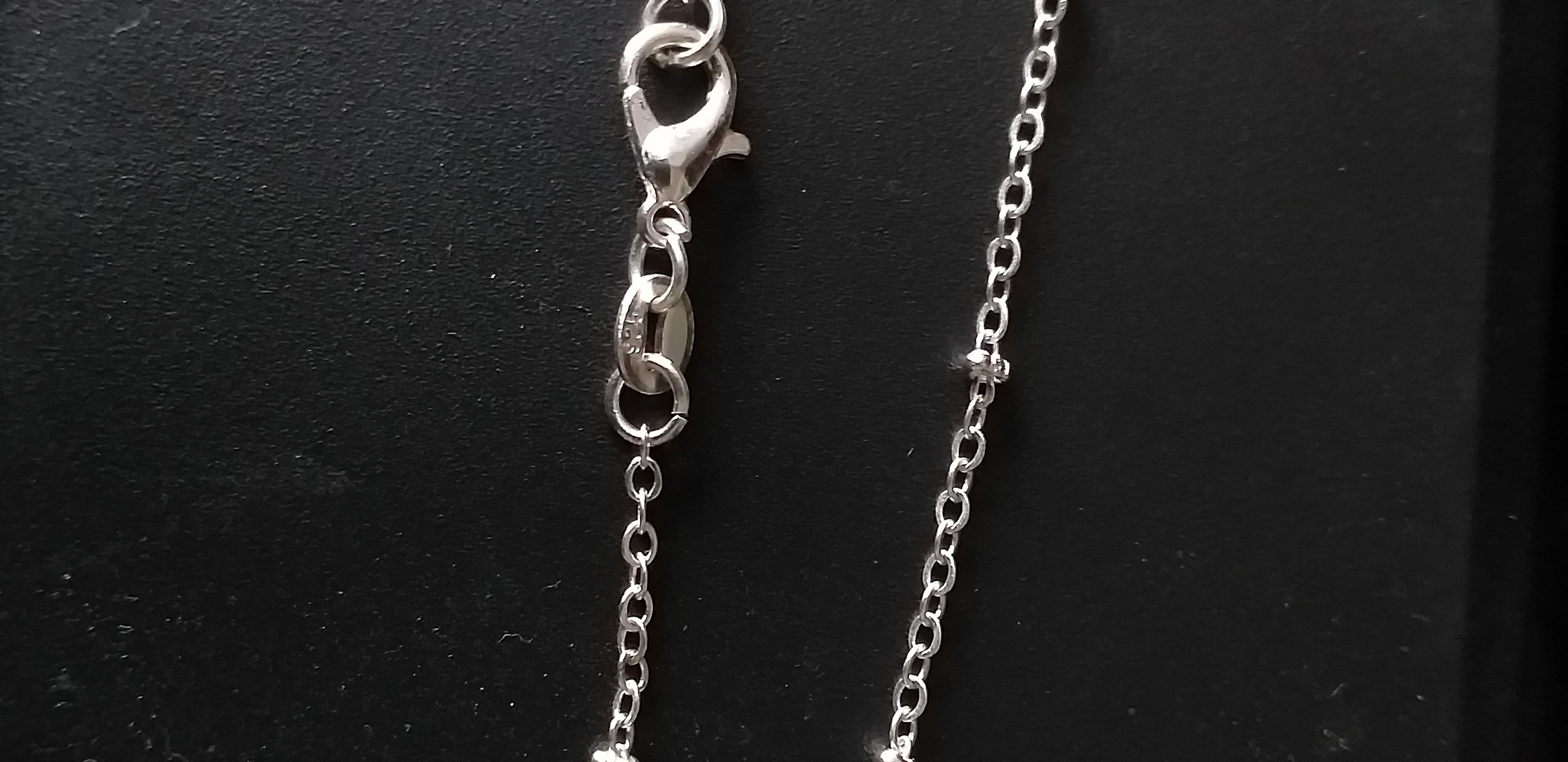 Antique Vintage 1950-s Sterling Silver Queen Crown Pendant on Chain ...