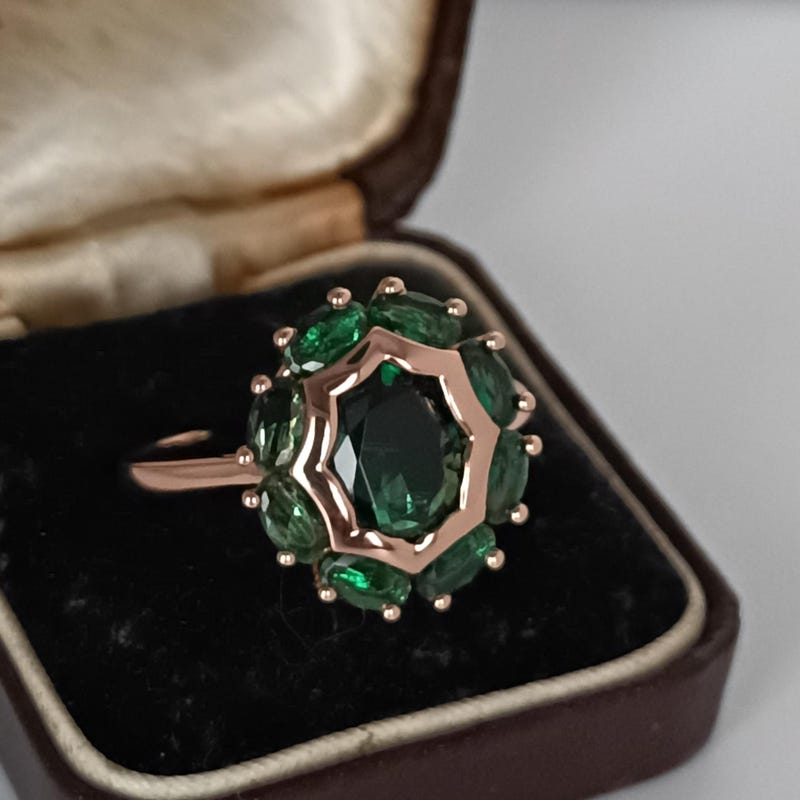Large Emerald Ring Uk - Etsy
