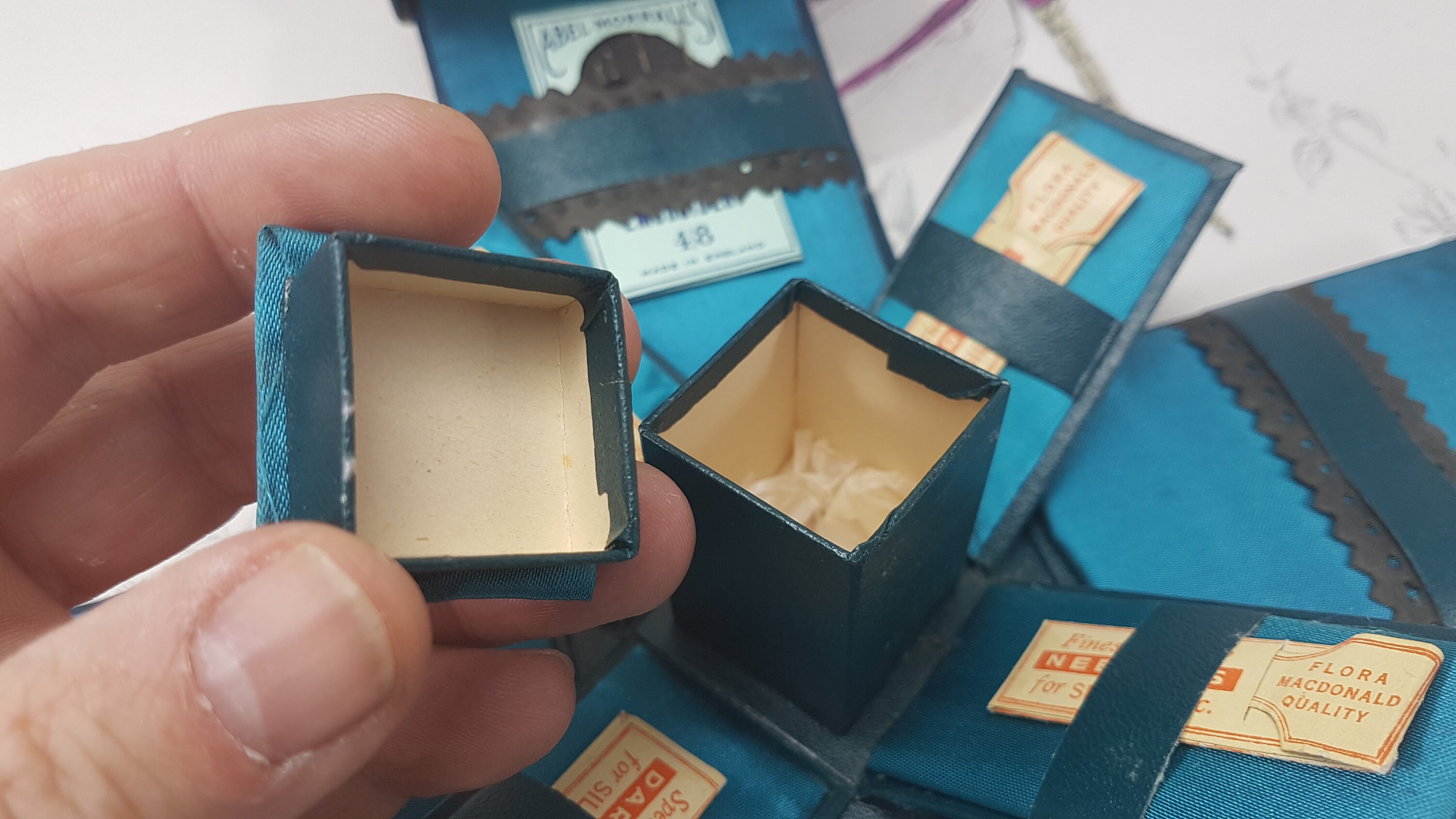 Antique Folding Sewing Compendium Needle Case Vintage - Etsy UK