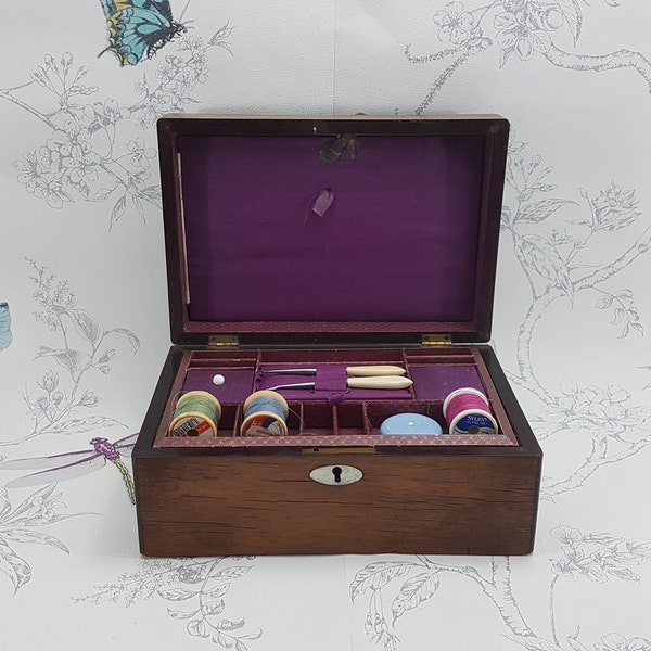 Wooden Sewing Box - Etsy