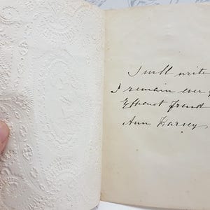 Antique Greeting Card, Victorian Paper Lace Greeting Card, Antique ...