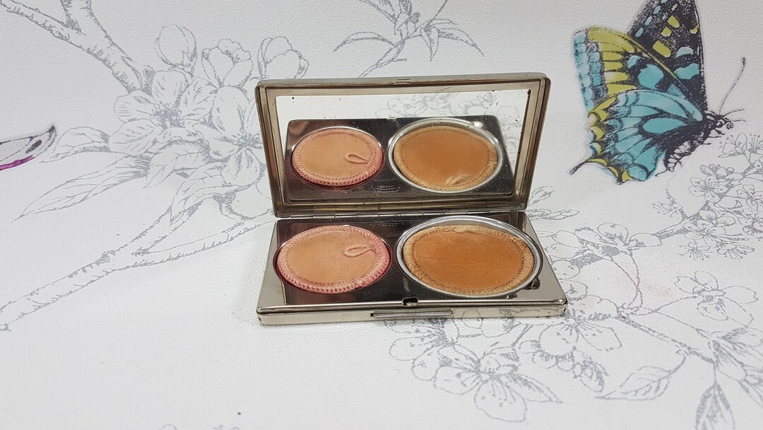 Vintage Yardley Powder and Rouge Compact Mirror, Rectangular Yardley ...