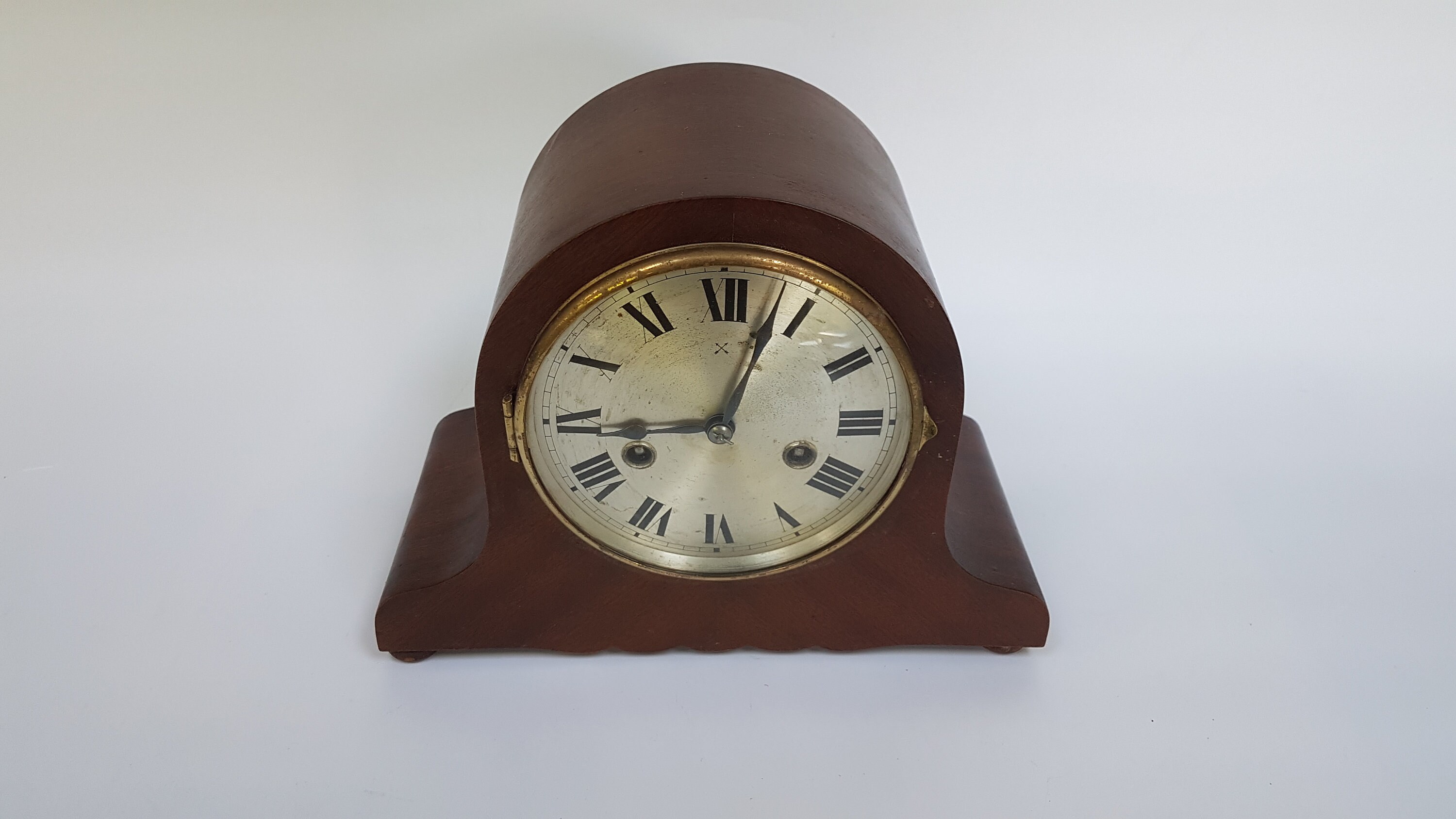 Art Deco Mantle Clock Vintage HAC Time and Strike Mantle | Etsy UK