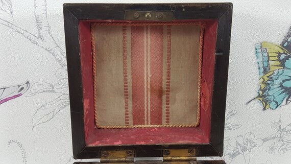 Antique French perfume box, French boulle cube shaped… - Gem