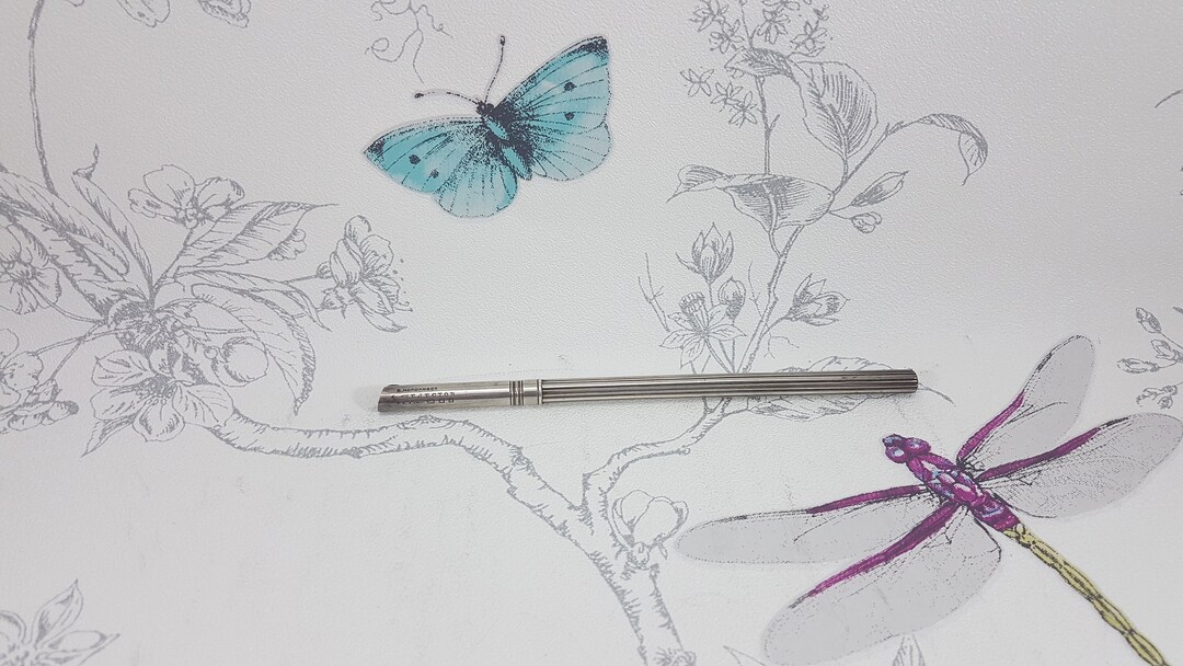 Antique Silver Dip Pen, Art Deco Sterling Silver Ejector Ink Pen ...