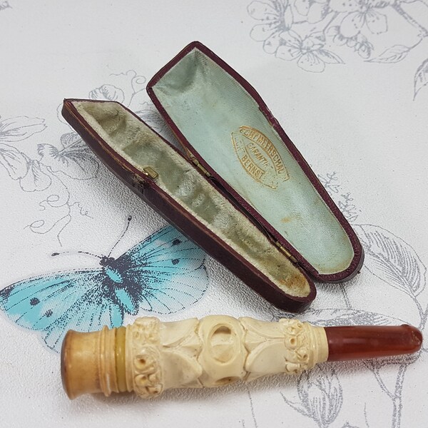Meerschaum & Amber Cheroot Holders - Etsy