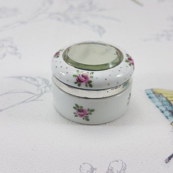 Porcelain Powder Box - Etsy