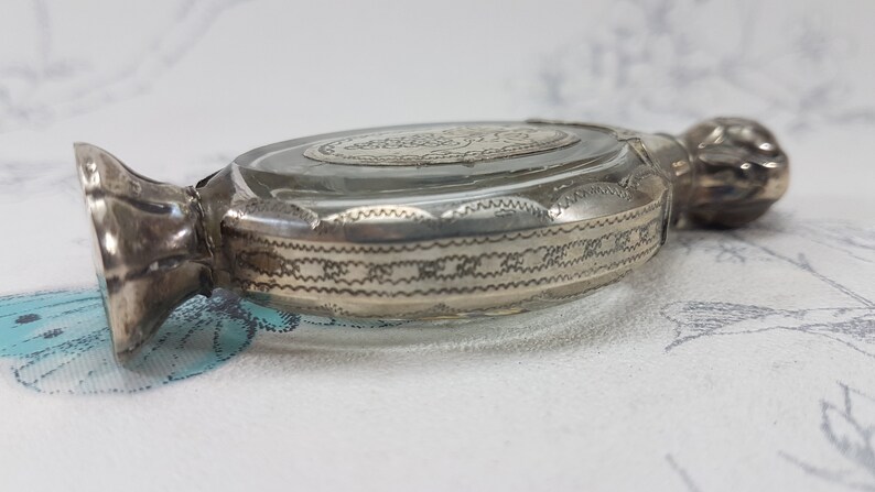 19th Century Dutch Perfume Bottle Cut Glass Scent Bottle With - Etsy