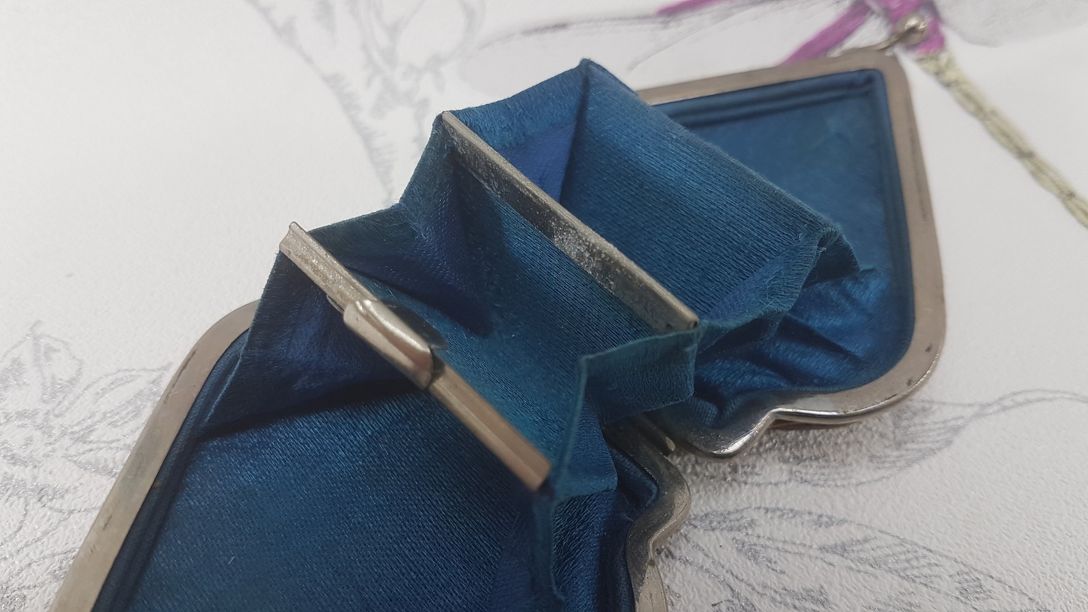 Antique coin purse antique French mauchline ware purse hand | Etsy