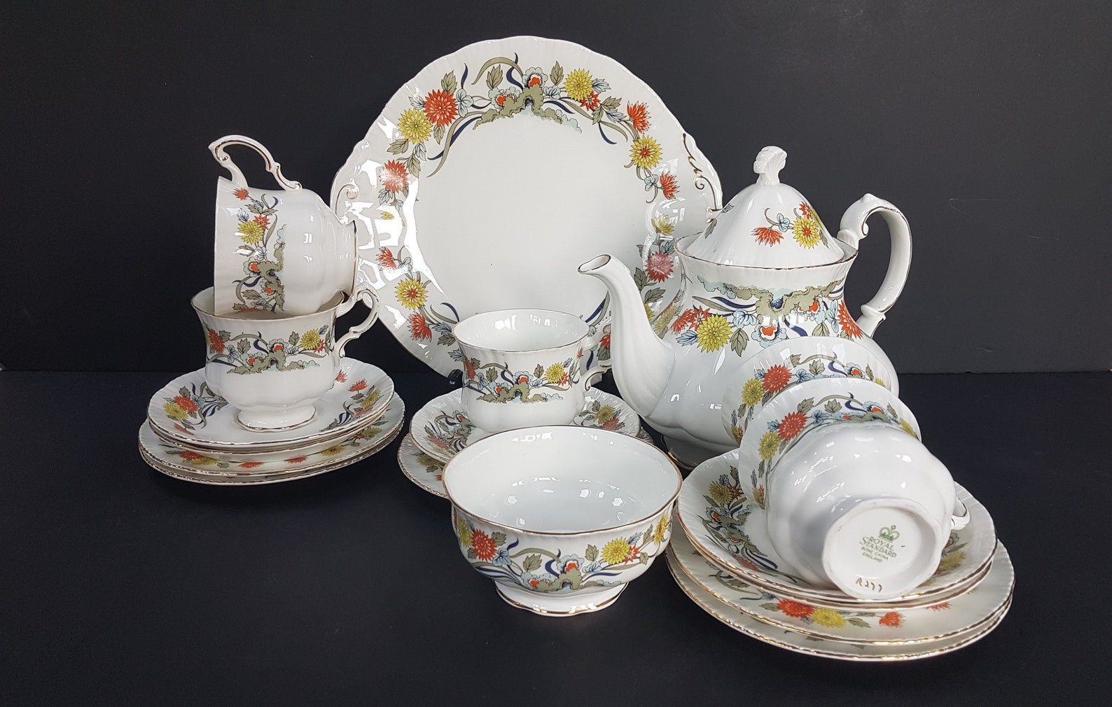 Vintage Royal Standard Tea Set Vintage Porcelain Tea Set for | Etsy UK