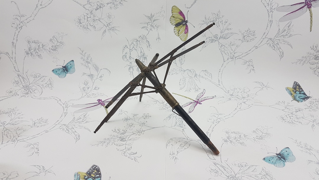 Antique Parasol Frame Mechanism: Francis Hobday & Co, Embossed Thistle ...