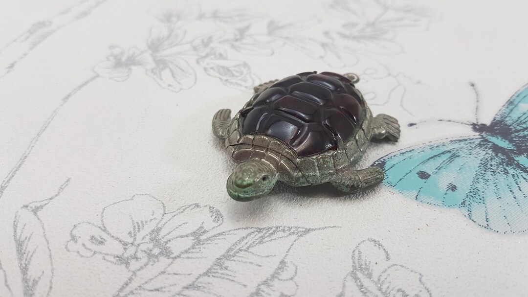 Antique Novelty Match Vesta, Victorian Turtle Tortoiseshell Match Vesta ...