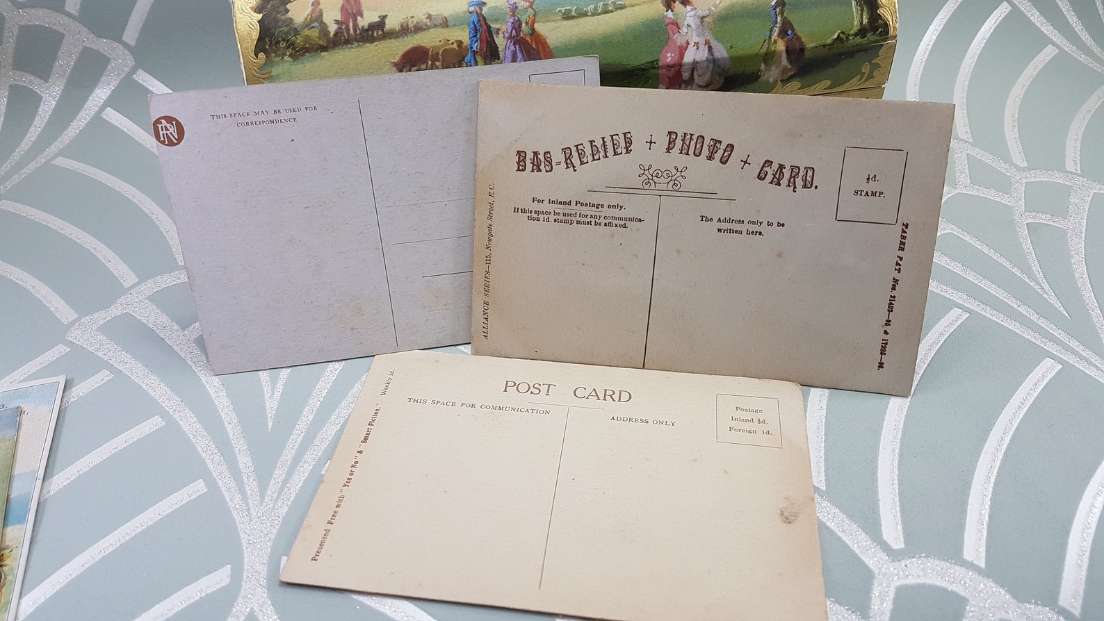 Vintage Box of Ephemera Vintage Postcards Box of Vintage | Etsy