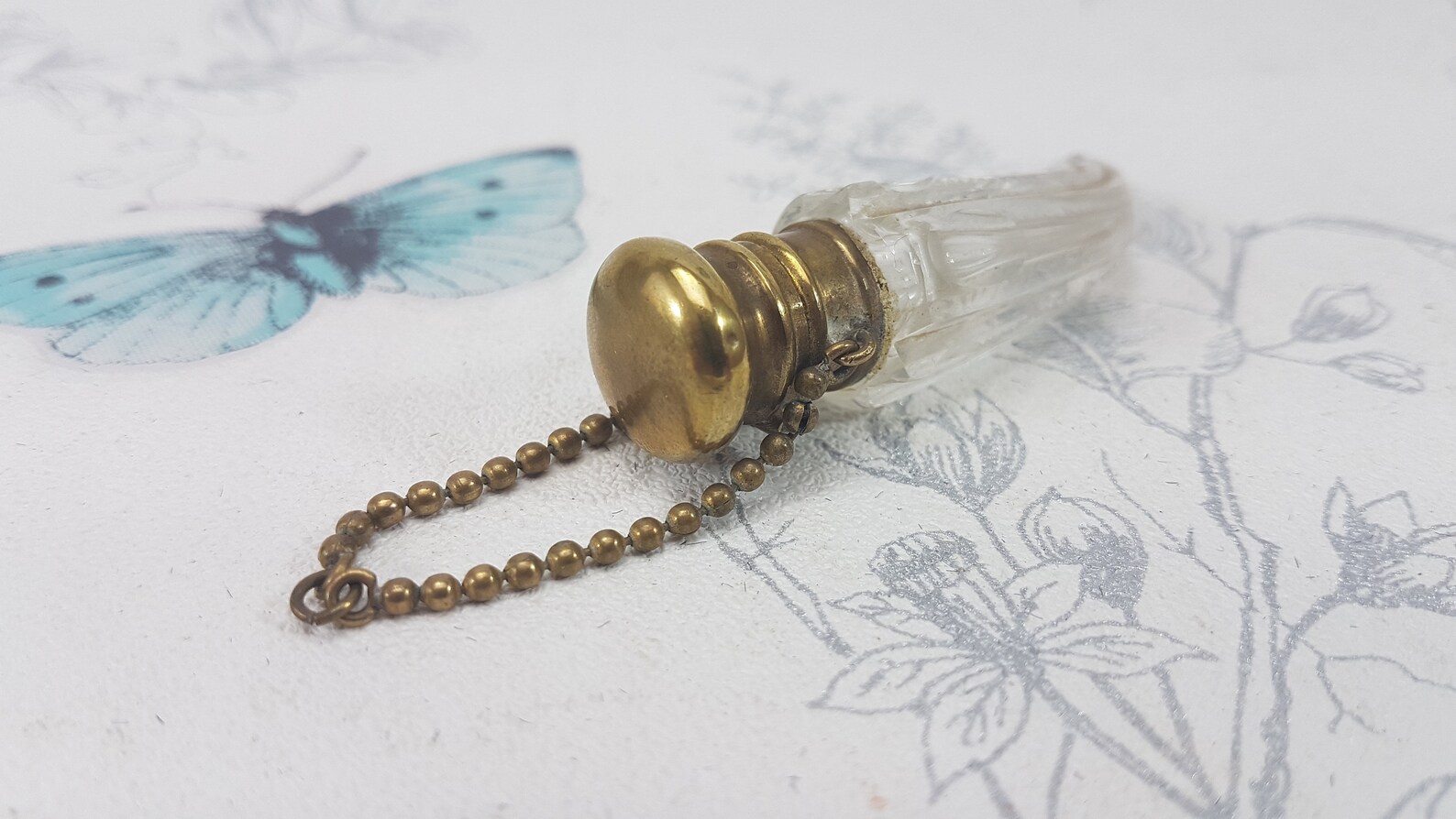 Antique Cut Glass Cornucopia Perfume Bottle for a Chatelain - Etsy