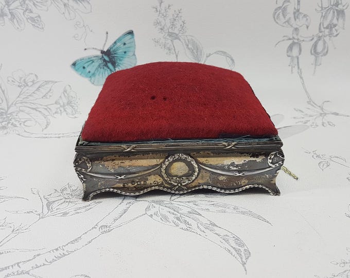 Antique Sewing Box, Edwardian Sewing Box, Early 20th Century Sewing ...