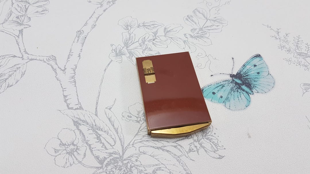 Vintage K&K Compact Mirror, Rectangular Kotler and Kopit Powder and ...